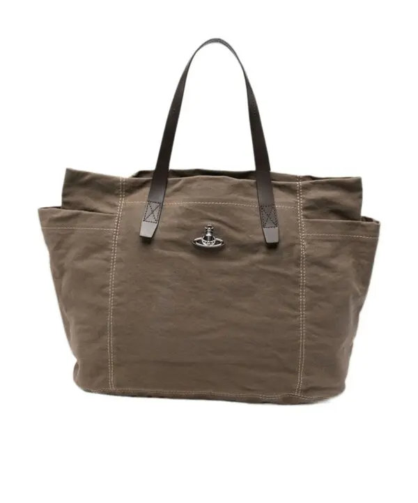 VIVIENNE WESTWOOD Henry Medium Tote - Brown