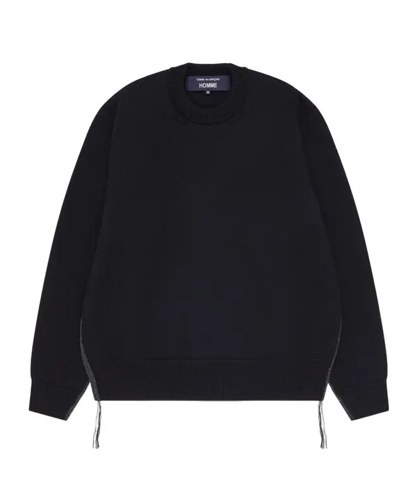 Comme Des Garçons Long-sleeved Pullover - Black