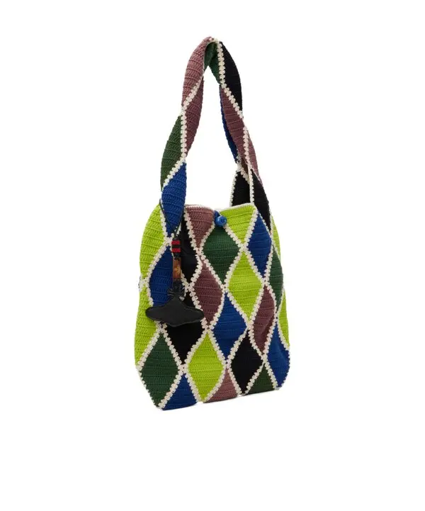 VIVIENNE WESTWOOD Diamond-patterned Tote Bag