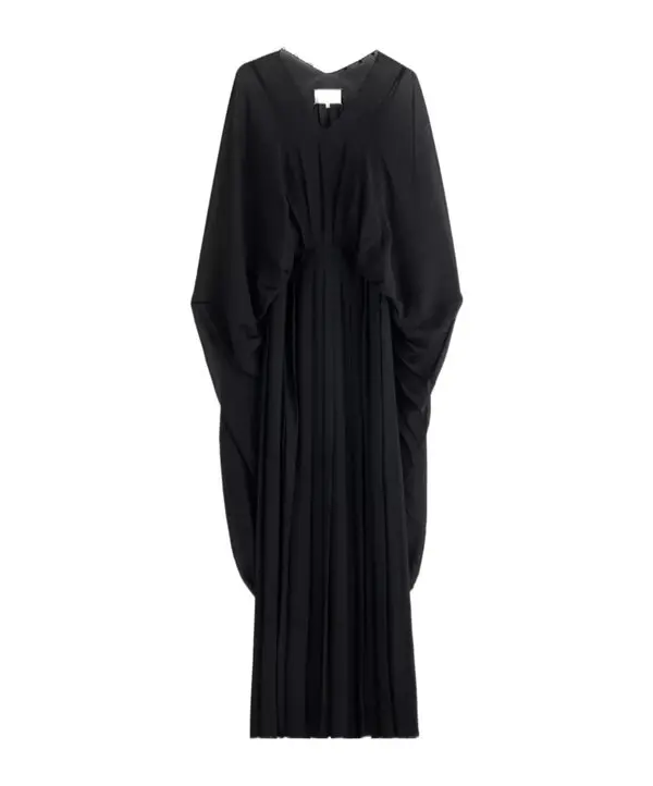 MAISON MARGIELA Pleated Kaftan Maxi Dress