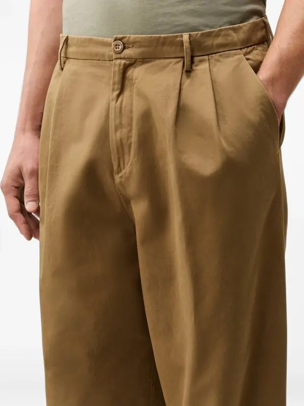 C.P. COMPANY Cotton Gabardine Boxy Pleats Pants