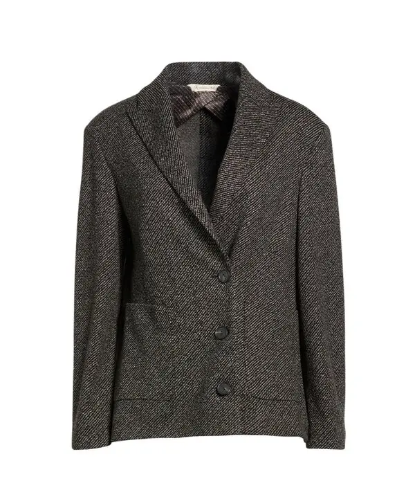 Max Mara Body-fit Long Blazer - Black