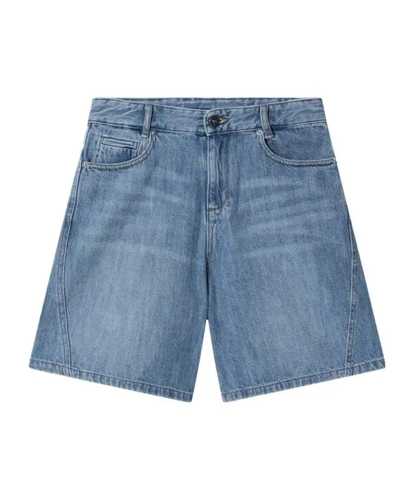 Givenchy Denim Shorts With Belt Loops