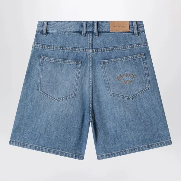 Givenchy Denim Shorts With Belt Loops