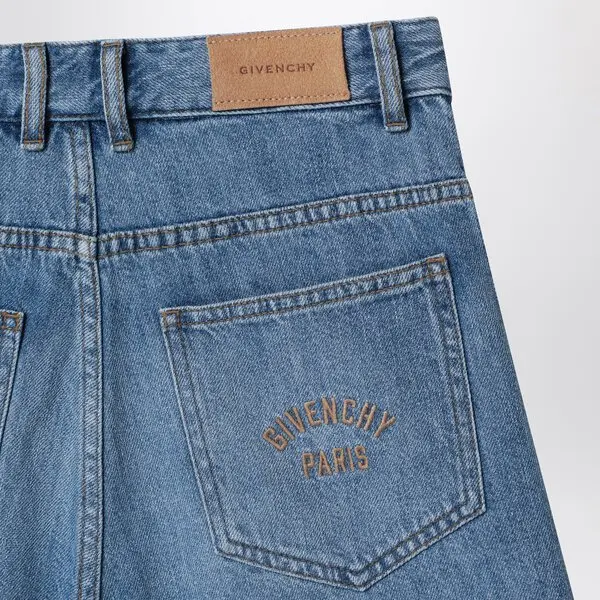 Givenchy Denim Shorts With Belt Loops