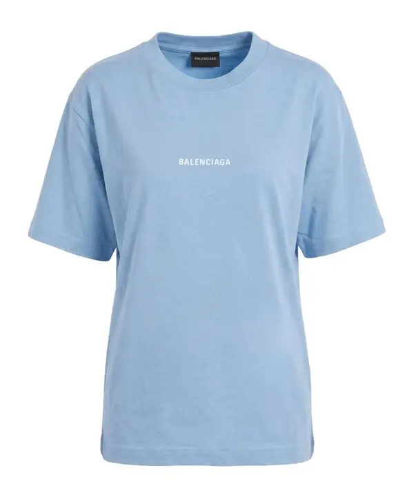 Balenciaga Solid-color Short-sleeved T-shirt