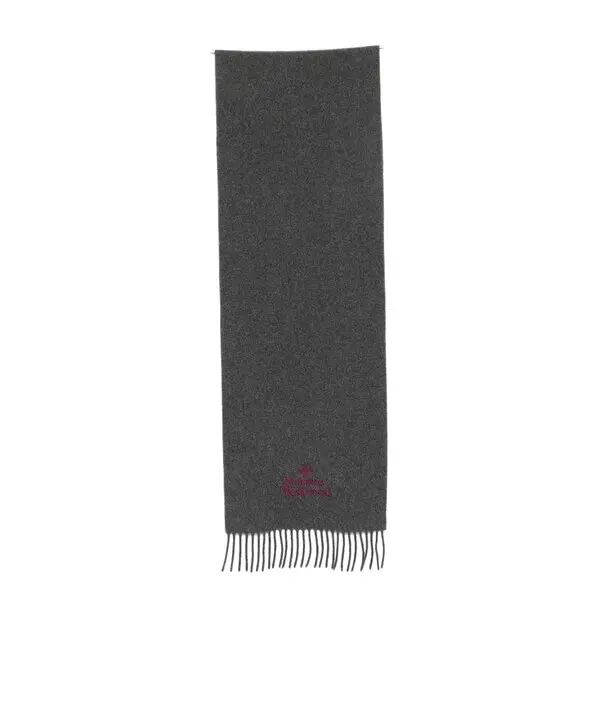 VIVIENNE WESTWOOD Tasseled Scarf - Black