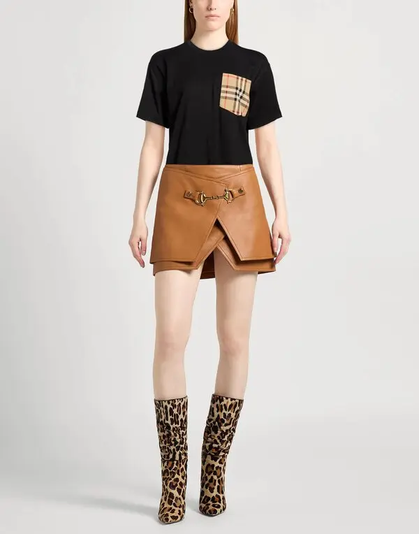 Burberry Checked Print T-shirt