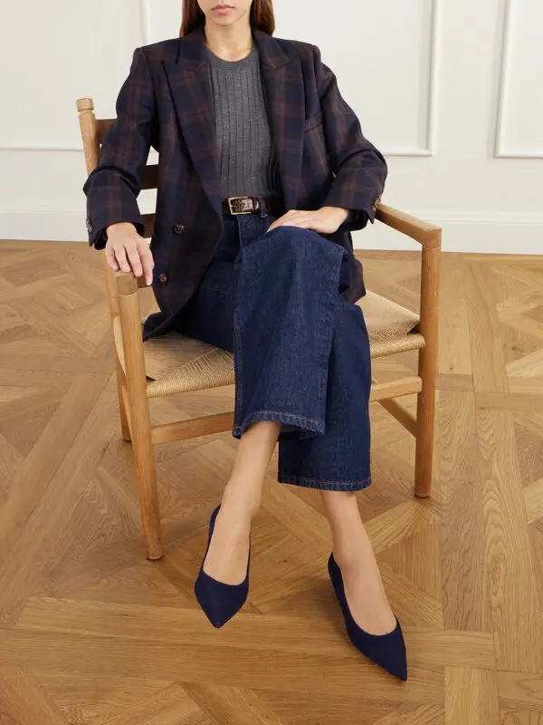 GIANVITO ROSSI Suede Pumps