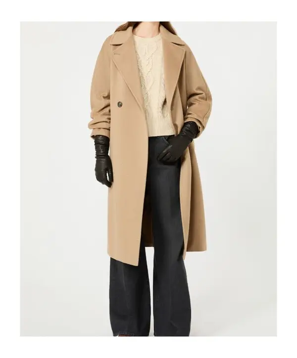 Max Mara Long-sleeved Cashmere Coat