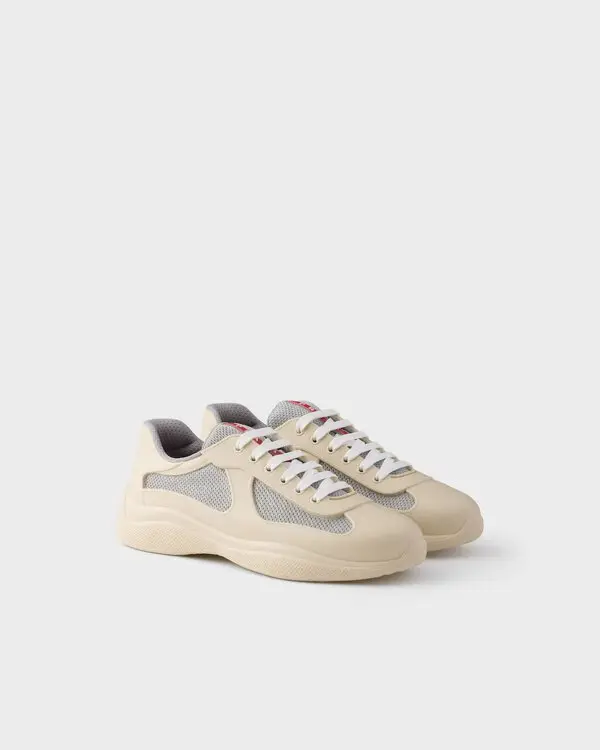 Prada America's Cup Soft Rubber And Bike Fabric Sneakers