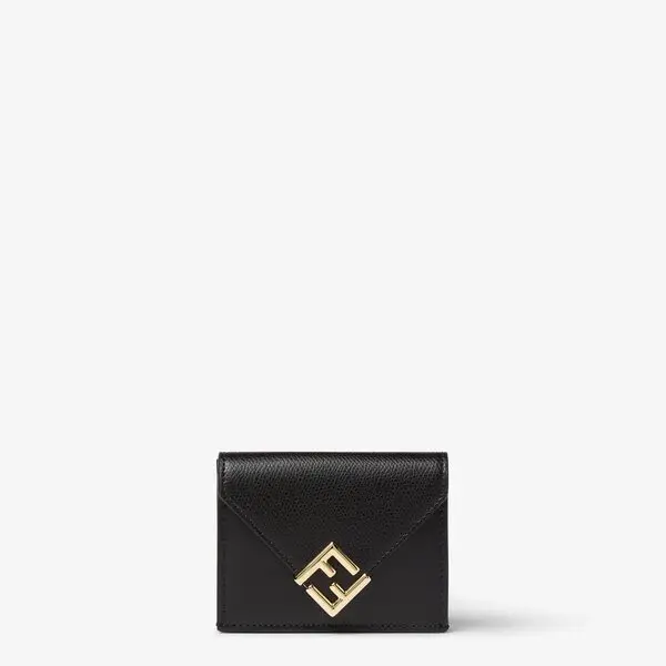 Fendi Ff Diamonds Wallet - Black