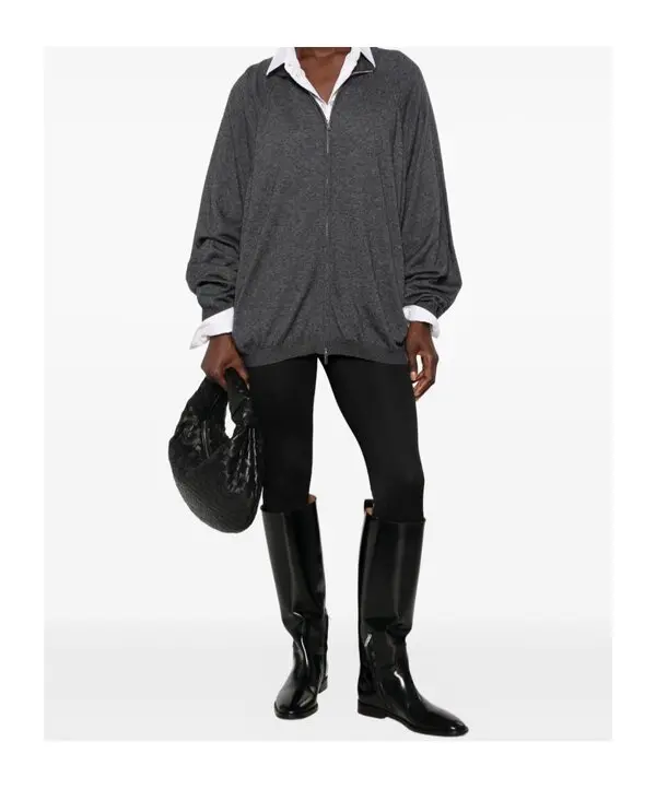 THE FRANKIE SHOP Long-sleeve Casual Zip-up Jacket