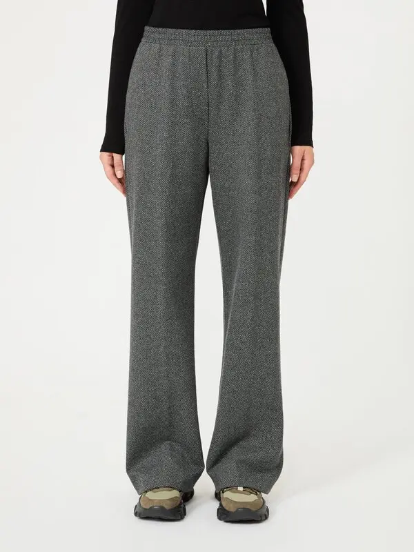 Max Mara Editta Straight Leg Jersey Trousers