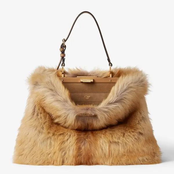 Fendi Peekaboo Soft Large - Beige