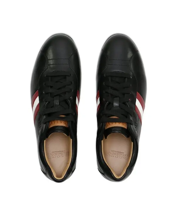 Bally Striped Lace-up Casual Sneakers