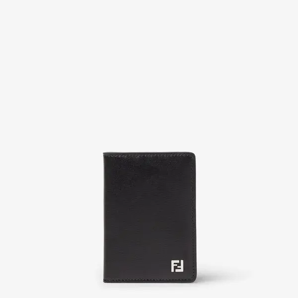 Fendi Ff Squared Card Holder - Black