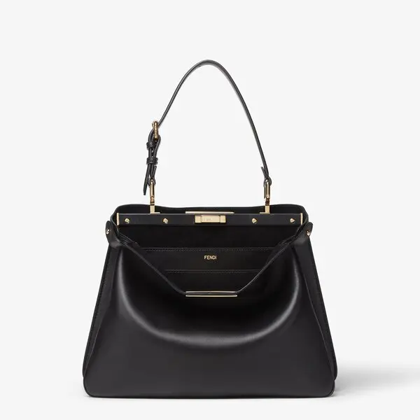 Fendi Peekaboo Soft Medium - Black