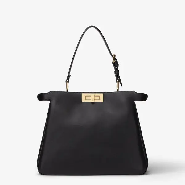 Fendi Peekaboo Soft Medium - Black