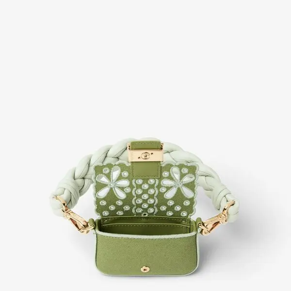 Fendi Nano Baguette Maxi Handle Charm - Green