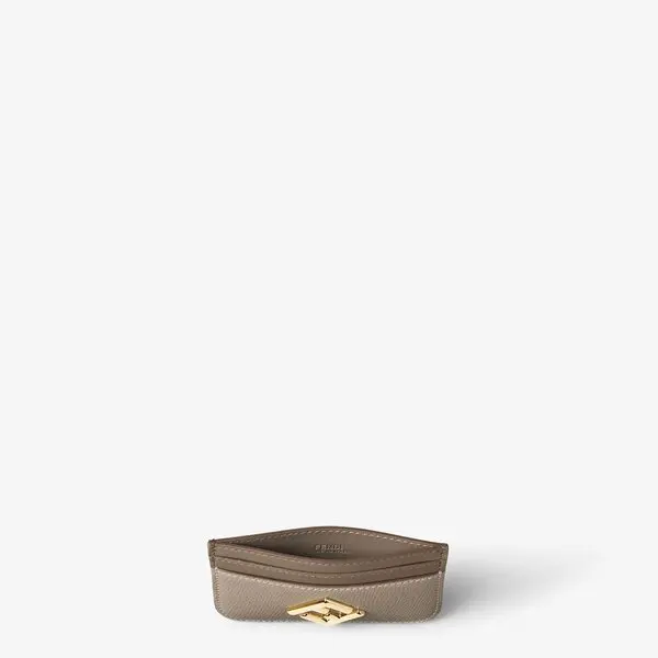 Fendi Ff Diamonds Card Case - Grey