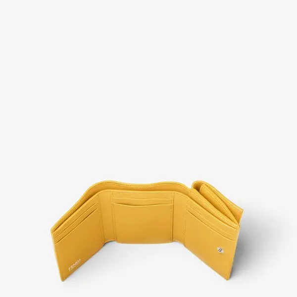 Fendi Ff Mini Trifold - Yellow
