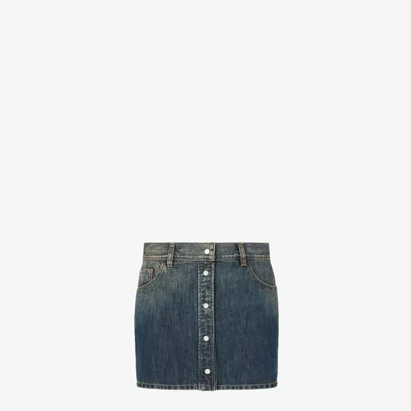 Fendi Jeans Skirt - Blue
