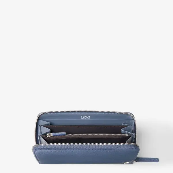 Fendi Ff Zip-around - Light Blue