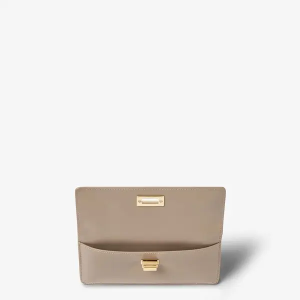 Fendi Peekaboo Wallet With Strap - Grey