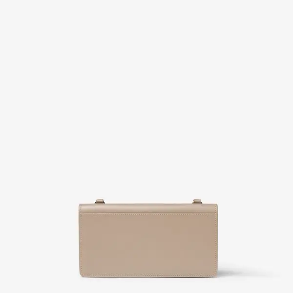 Fendi Peekaboo Wallet With Strap - Grey