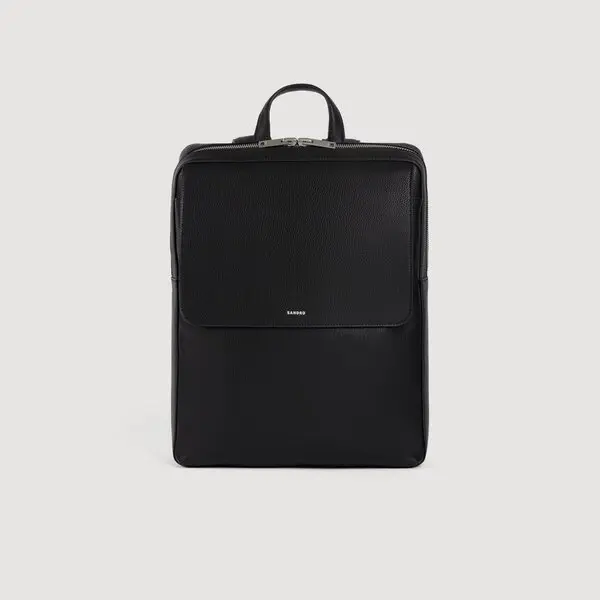 Sandro Reconstituted Leather Rucksack