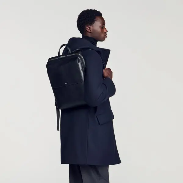 Sandro Reconstituted Leather Rucksack