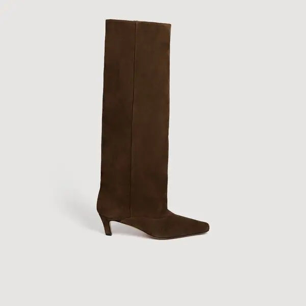 Sandro Tall Suede Boots