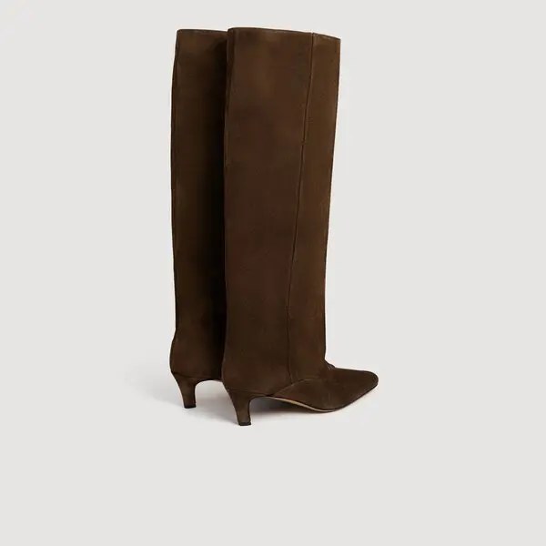 Sandro Tall Suede Boots