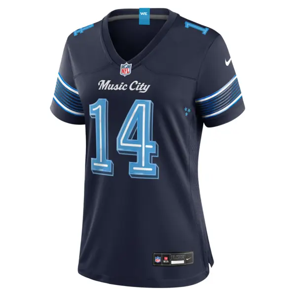 Nike Carnell Tate Tennessee Titans Rivalries Collection Nfl Game Jersey - Blue