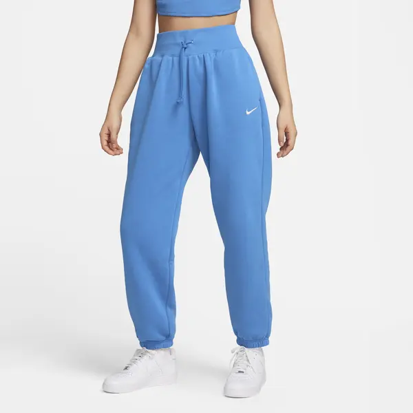 Nike Sportswear Phoenix Fleece High-waisted Oversized Sweatpants - Blue
