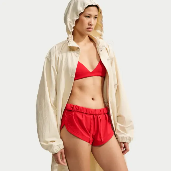 Nike Skims Crunchy Nylon Hooded Parka