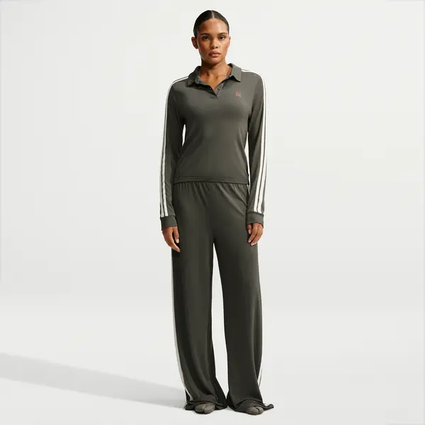 Nike Skims Stretch Knit Oversized Wide-leg Pants