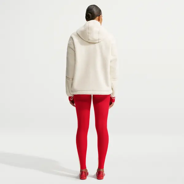 Nike Skims Sherpa Oversized Full-zip Hooded Jacket
