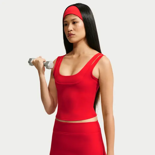 Nike Skims Matte Double-strap Scoop Tank Top