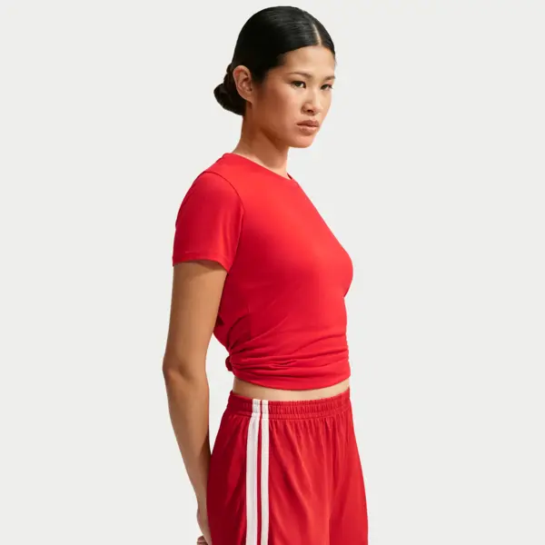 Nike Skims Performance Cotton Blend Short-sleeve Top