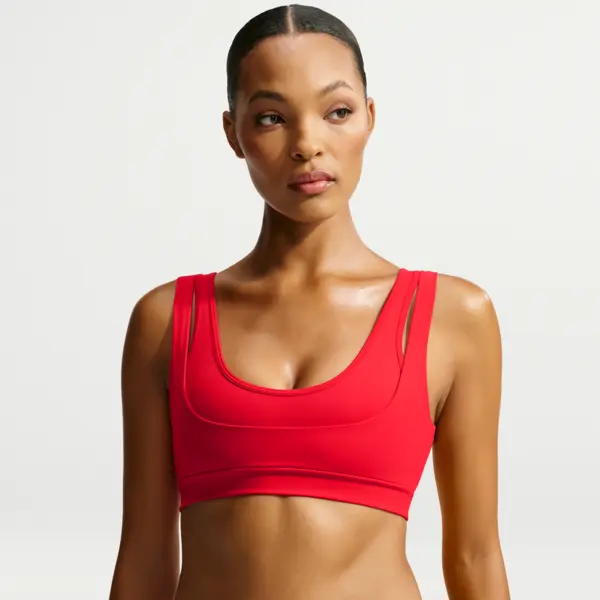 Nike Skims Matte Double-strap Scoop Bra