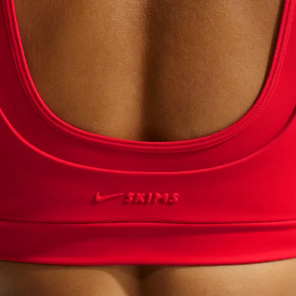 Nike Skims Matte Double-strap Scoop Bra