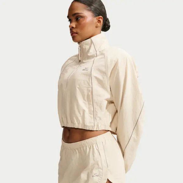 Nike Skims Crunchy Nylon Cropped Jacket