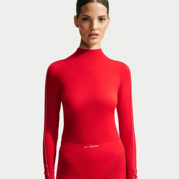 Nike Skims Weightless Mock-neck Long-sleeve Top