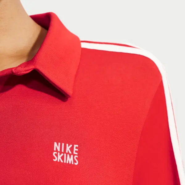 Nike Skims Stretch Knit Long-sleeve Polo Top