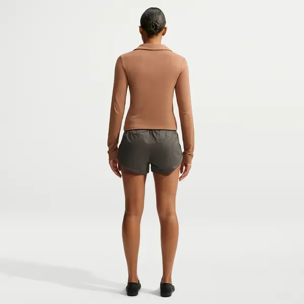 Nike Skims Stretch Knit Long-sleeve Polo Top