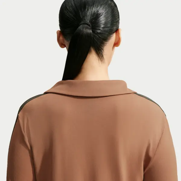 Nike Skims Stretch Knit Long-sleeve Polo Top