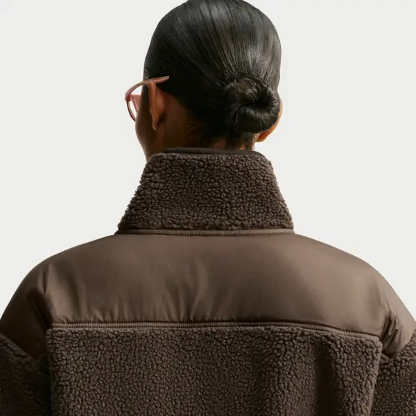 Nike Skims Sherpa Oversized 3/4-zip Jacket