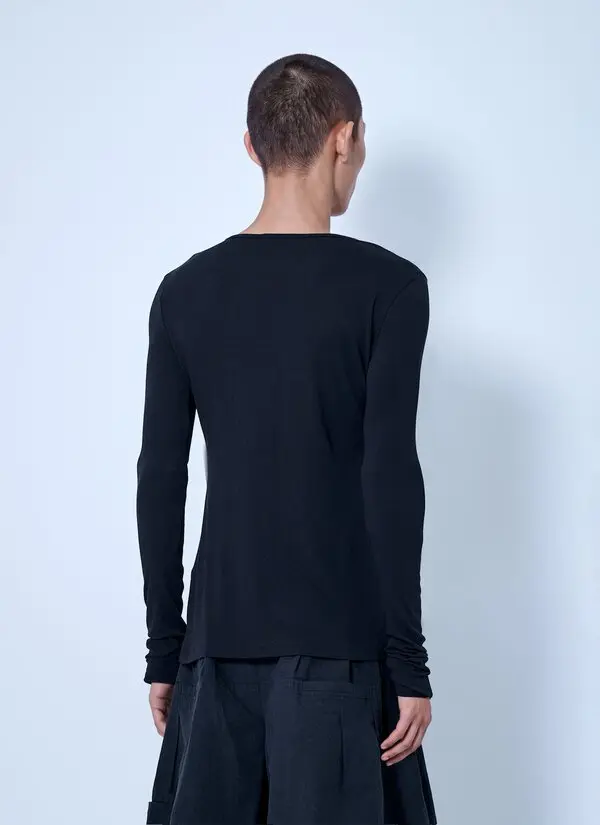 ENTIRE STUDIOS Sheer Long Sleeve Top